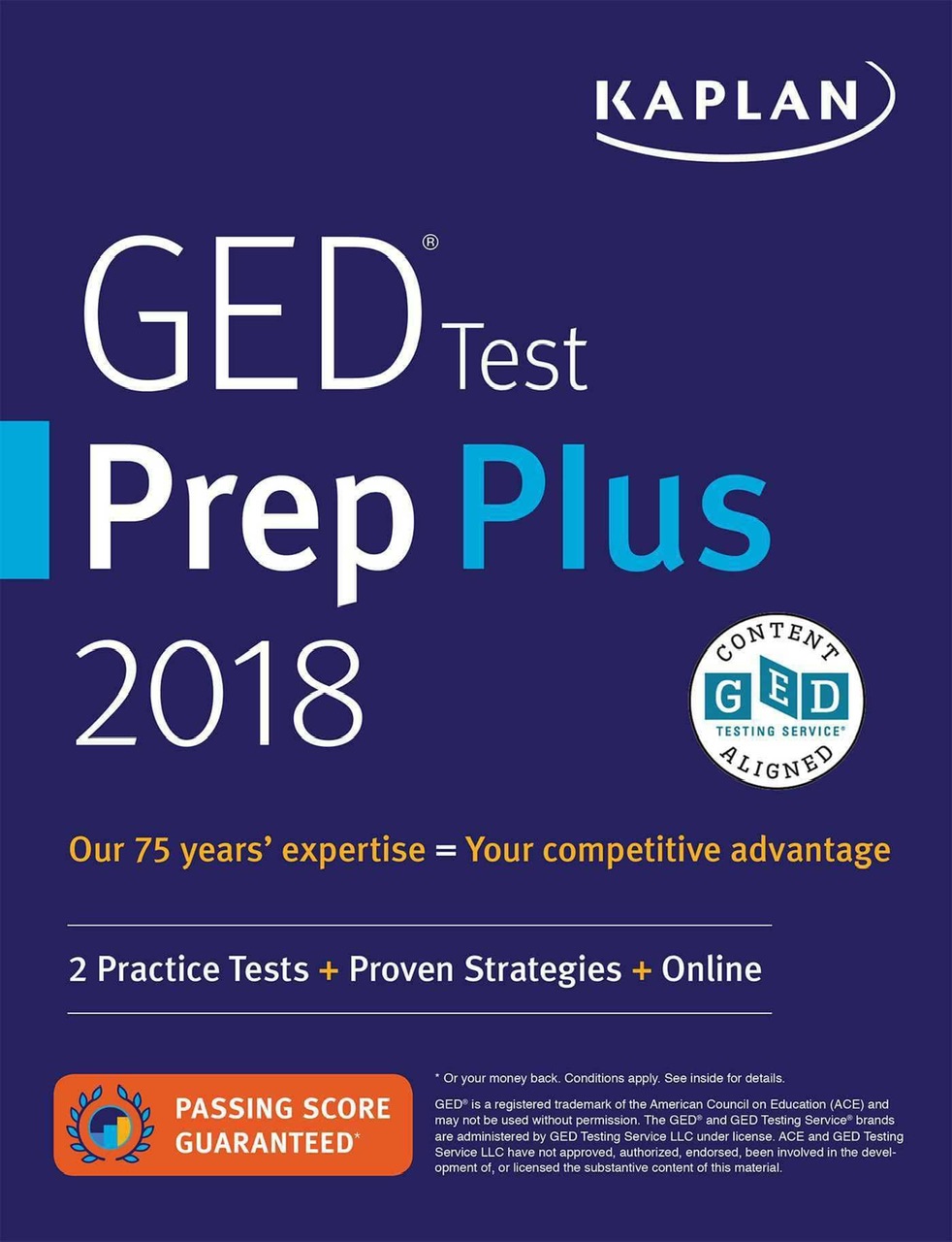 Kaplan GED Test Prep Plus 2018 - moefromamerica